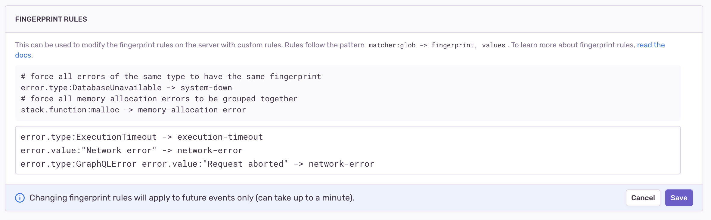 [Project Settings - Issue Grouping View] Show Additional Functionality In Examples · Issue ...