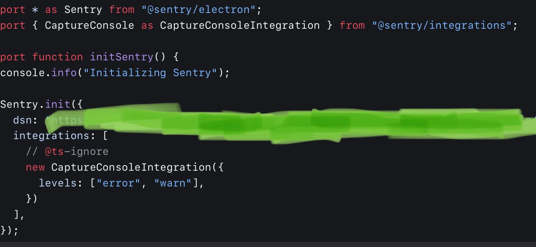 [Sentry slowing down app] Capturing a large warning each frame will take longer than a single ...