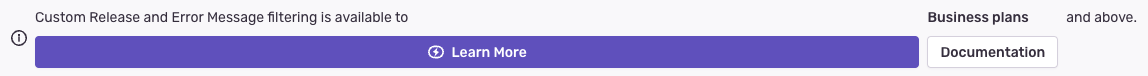 [Project Settings] Inbound Filter Upgrade CTA displayed poorly · Issue #45702 · getsentry/sentry ...