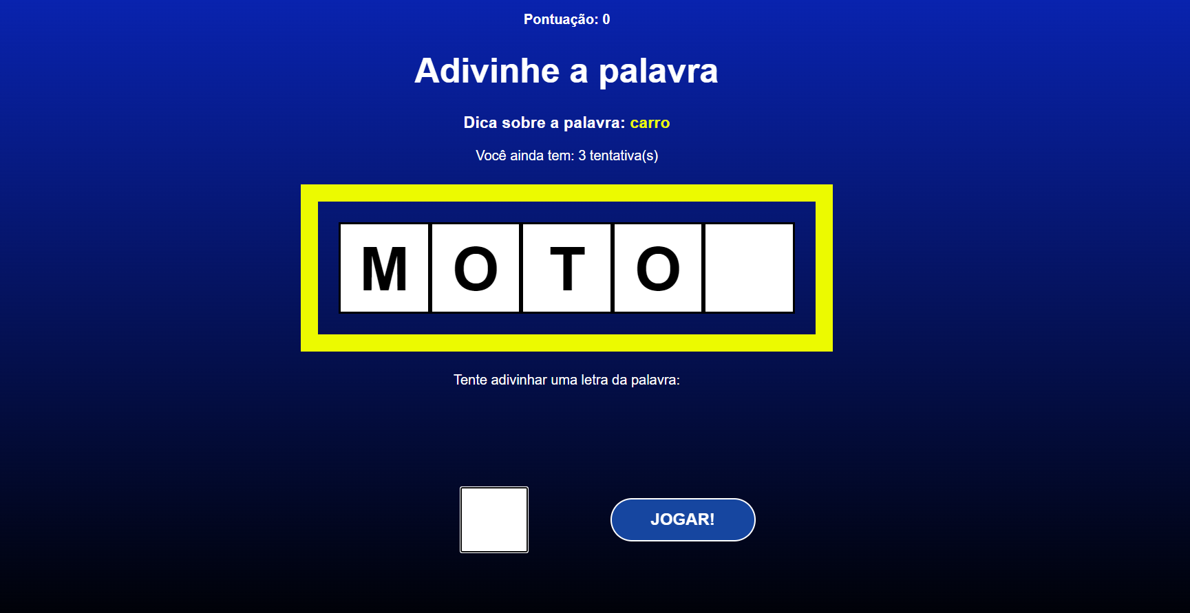 GitHub - Mariano-SI/Secret-Word-Game-React: Jogo de adivinhar palavras ...