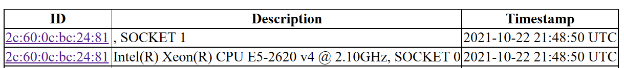 when only one cpu installed on a dual socket system, it will generate ...