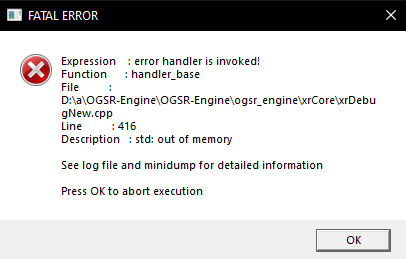 Ошибка 0xc000007b · Issue #266 · OGSR/OGSR-Engine · GitHub