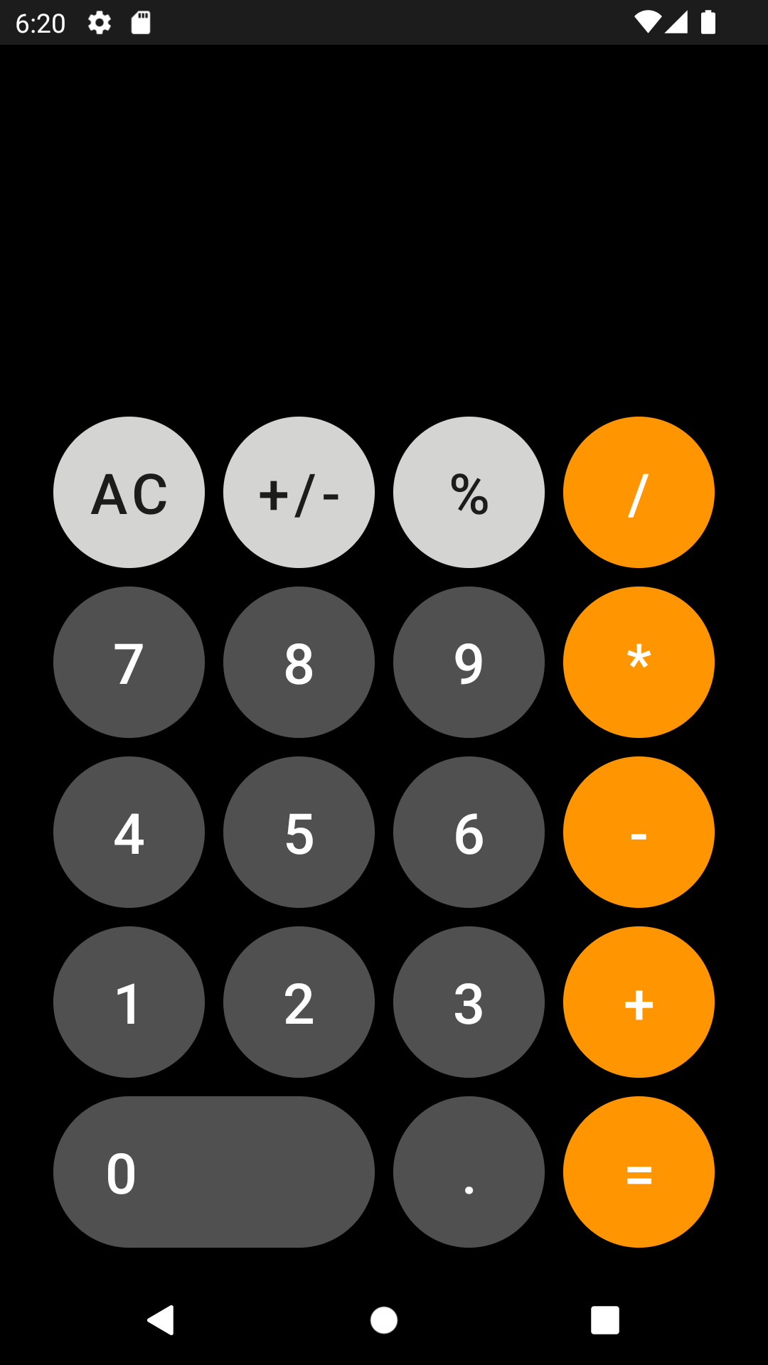 GitHub - TahaPasa/Apple_calculator: A clone application of Apple's clasic calculator app for ...