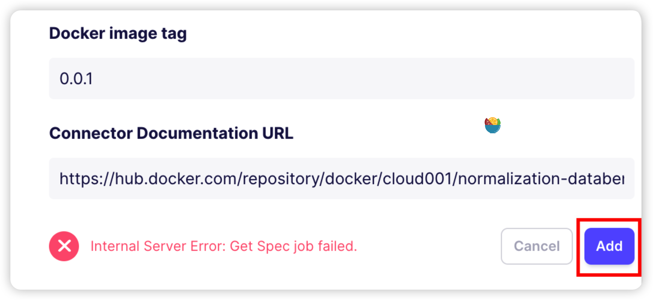 Destination Internal Server Error Get Spec Job Failed · Issue 20053 · Airbytehqairbyte · Github