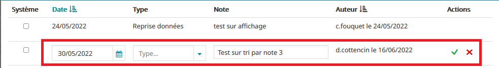 VA - Anomalie - Fiche OA/PA / Journal de bord - Retour après enregistrement KO · Issue #223 ...