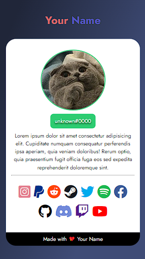GitHub - Ahmetdev510/basic-profile-card: List all your links on one ...
