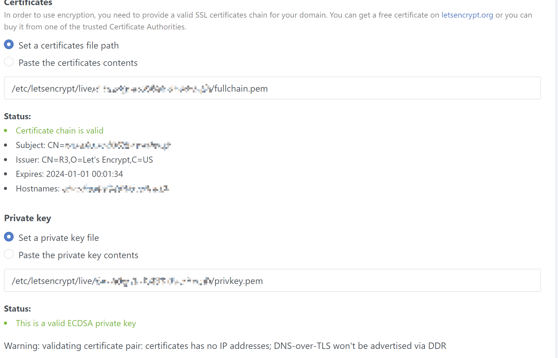 Unable to connect to private DNS (checked github but not work for me) · Issue #6274 ...