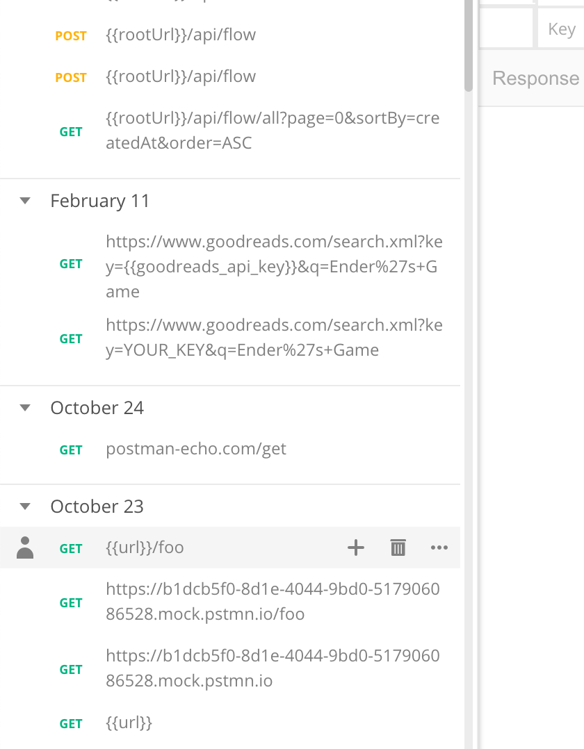 Method Not Showing Up For Older History In Browse Mode · Issue 6063
