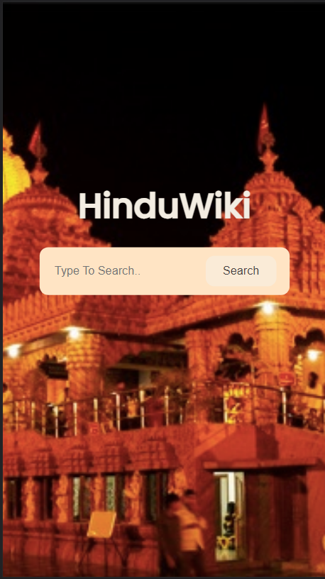 GitHub - simplystudios/HinduWiki: A wiki for Hindu temples ,surnames ,rituals and tradition with ...