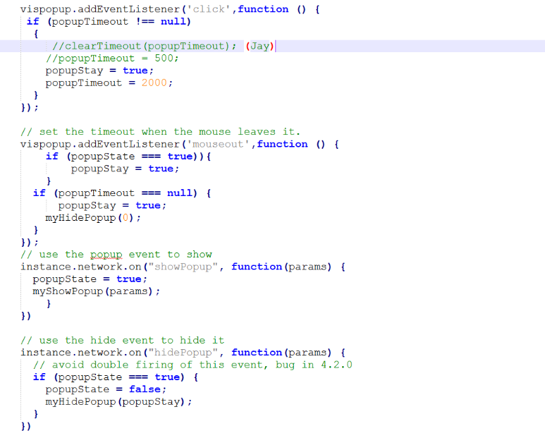 Tooltip or Labels to appear in visnetwork when the node is selected and ...