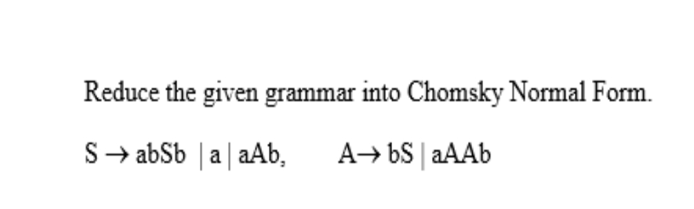 Convert CFG to CNF · Issue #1 · CodesAreHonest/convert-CFG-to-CNF · GitHub
