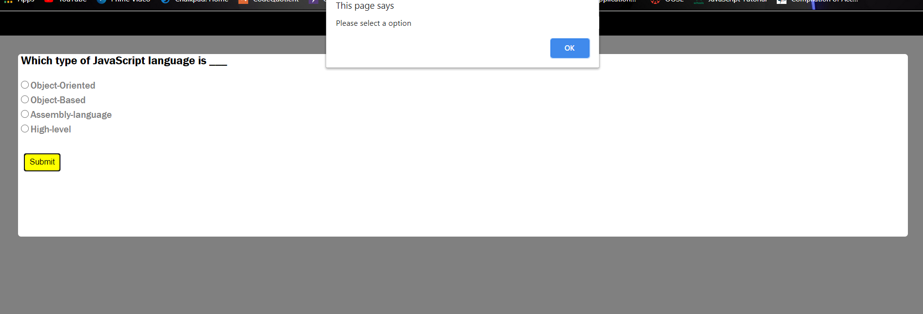 GitHub - anishbansal22/Online-Quiz