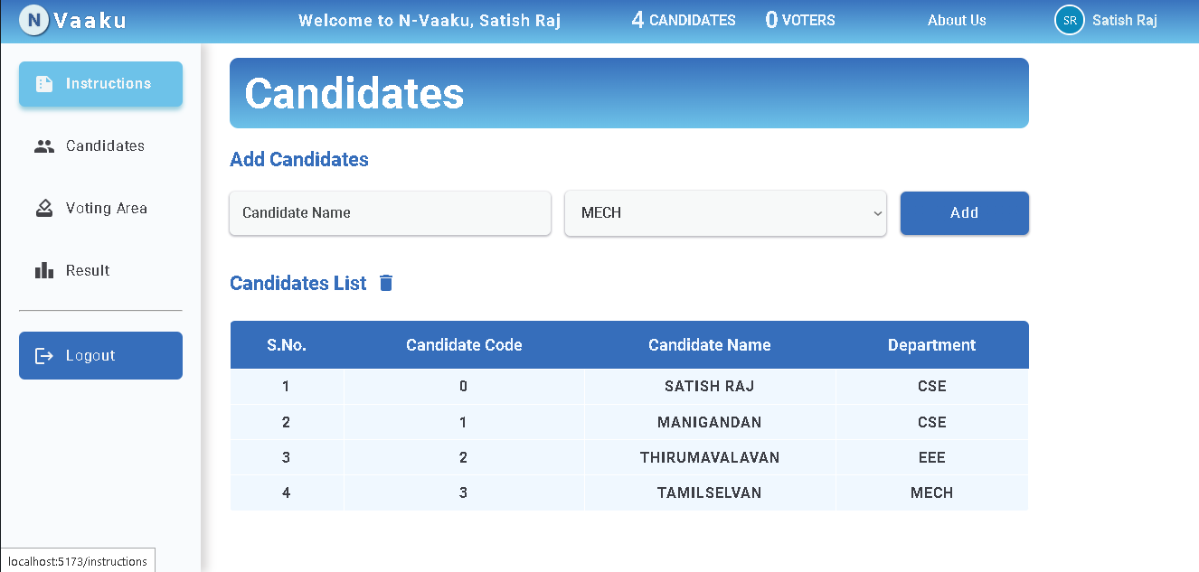 GitHub - mindsofraj/E-Voting-using-Blockchain