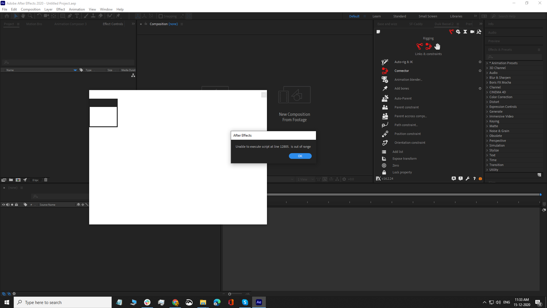 Duik Structures -Unable to execute script line 12805. is out of range · Issue #789 ...
