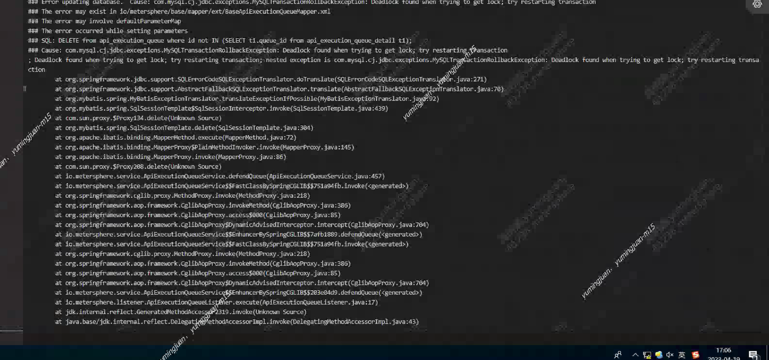 [BUG] 请求密集型自动化测试场景，在测试计划中执行，发现两个TOP SQL，并且测试计划里场景经常是未执行，或者全部失败。 · Issue ...