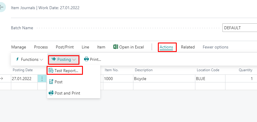 Error on hidden expression on Inventory Posting - Test Report BC17 CU1 ...