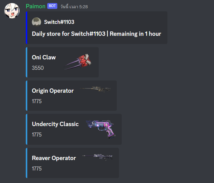GitHub - thunyoubun/Bot-discord-Valorant-s-API: Bot discord Valorant's API that check your daily ...