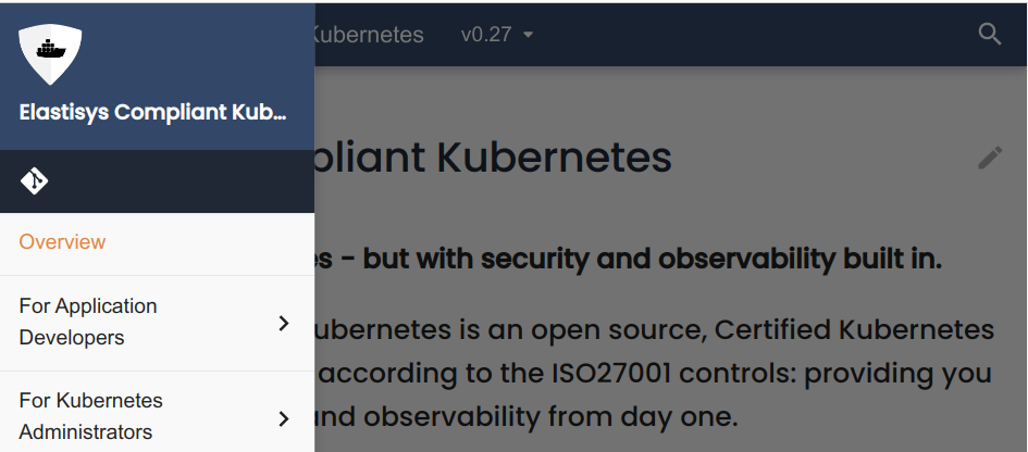 Edit mode is enabled on "specific version" pages · Issue #483 · elastisys/welkin · GitHub