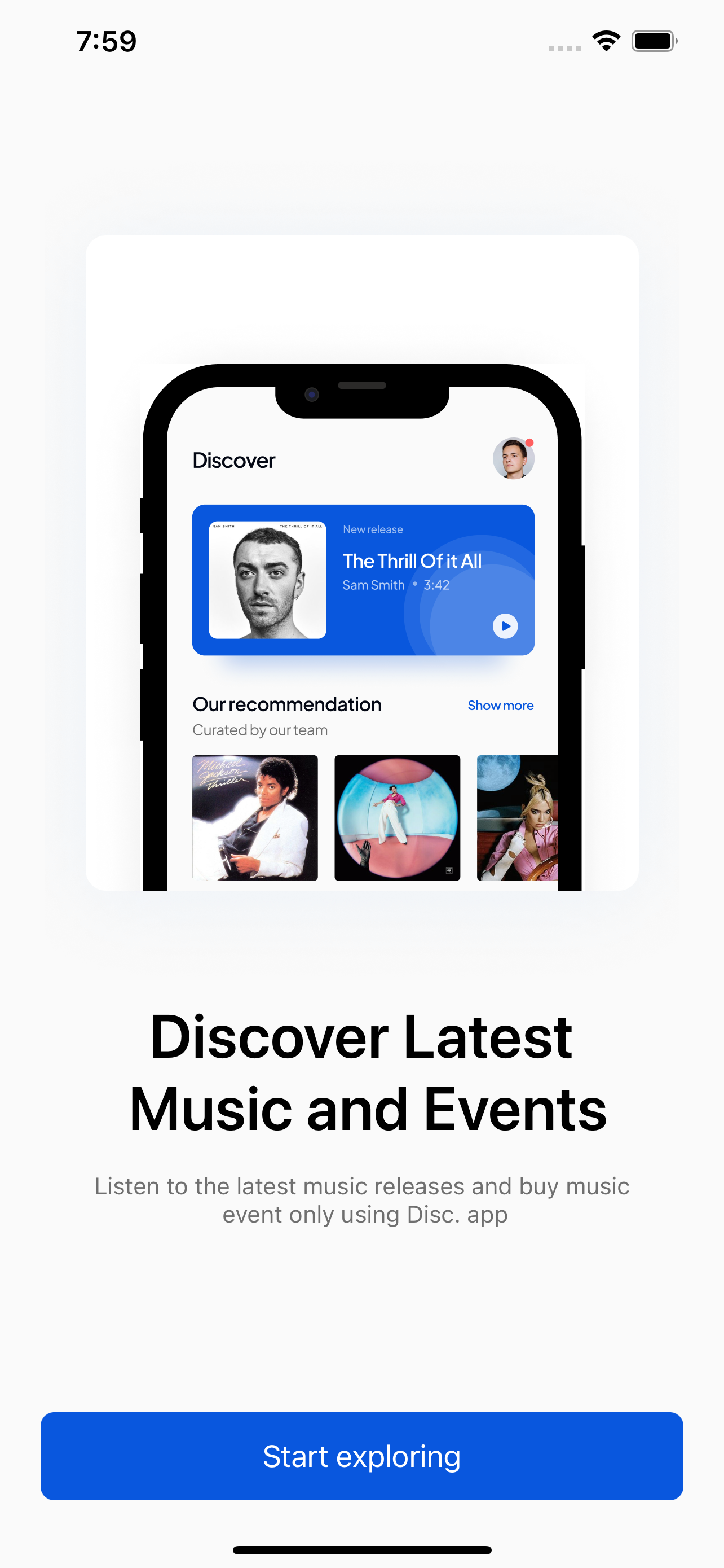 GitHub - teendream/Disc: Music streaming application using SnapKit