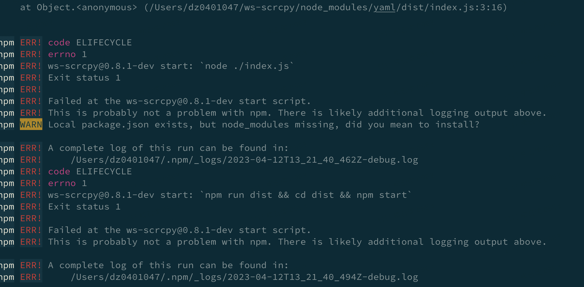 项目突然报错 · Issue 268 · Netristvws Scrcpy · Github