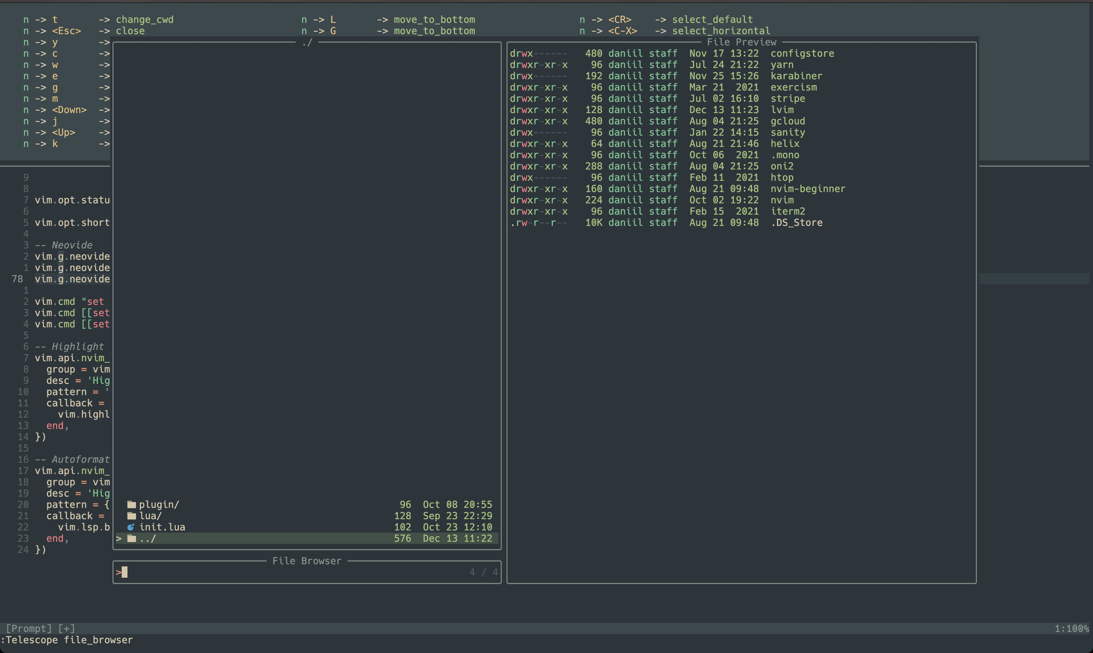 Multigrid: z-index is wrong for Telescope modal · Issue #1676 · neovide/neovide · GitHub