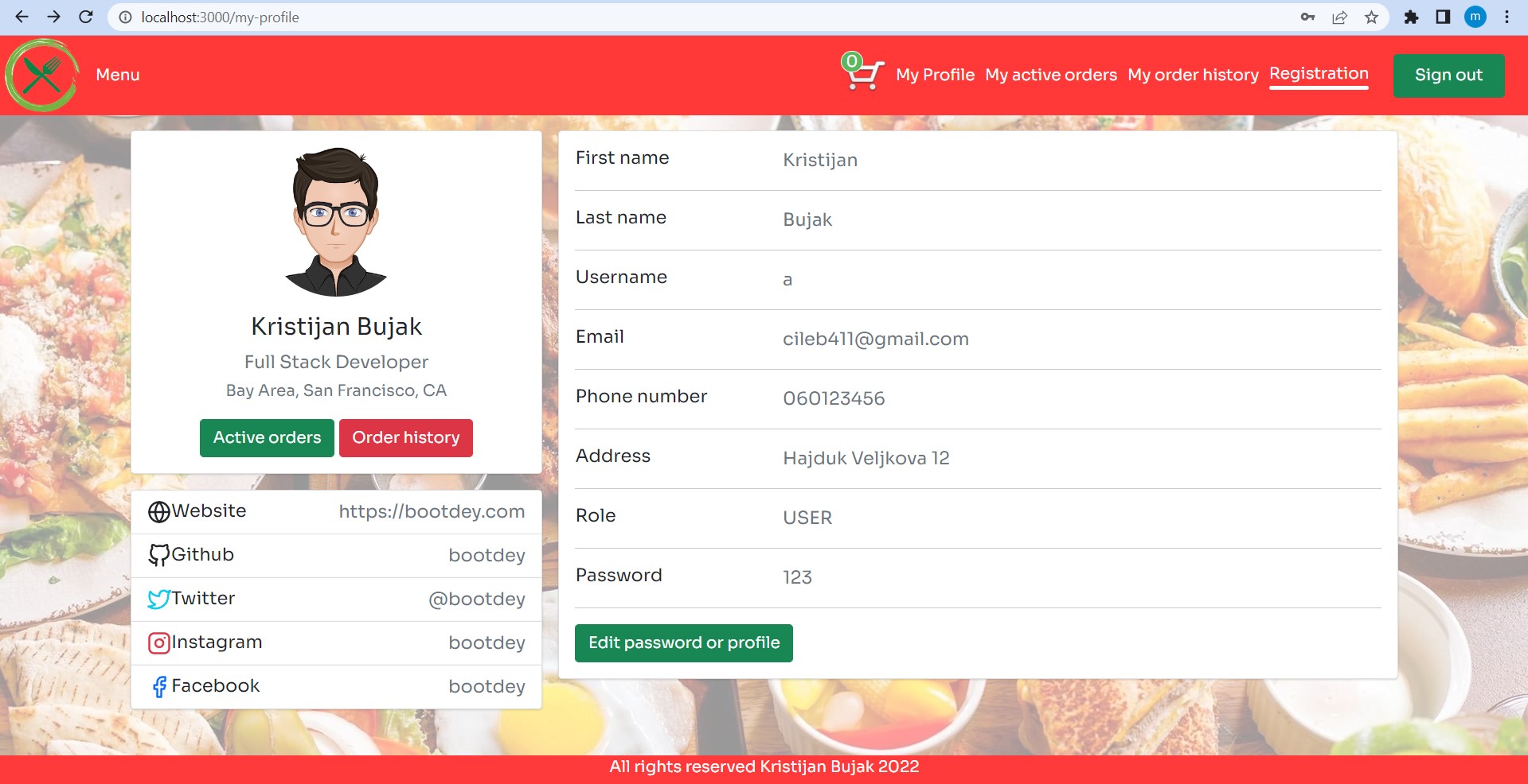 GitHub - bujakkristijan/food-ordering-app: This is my Bachelor project ...