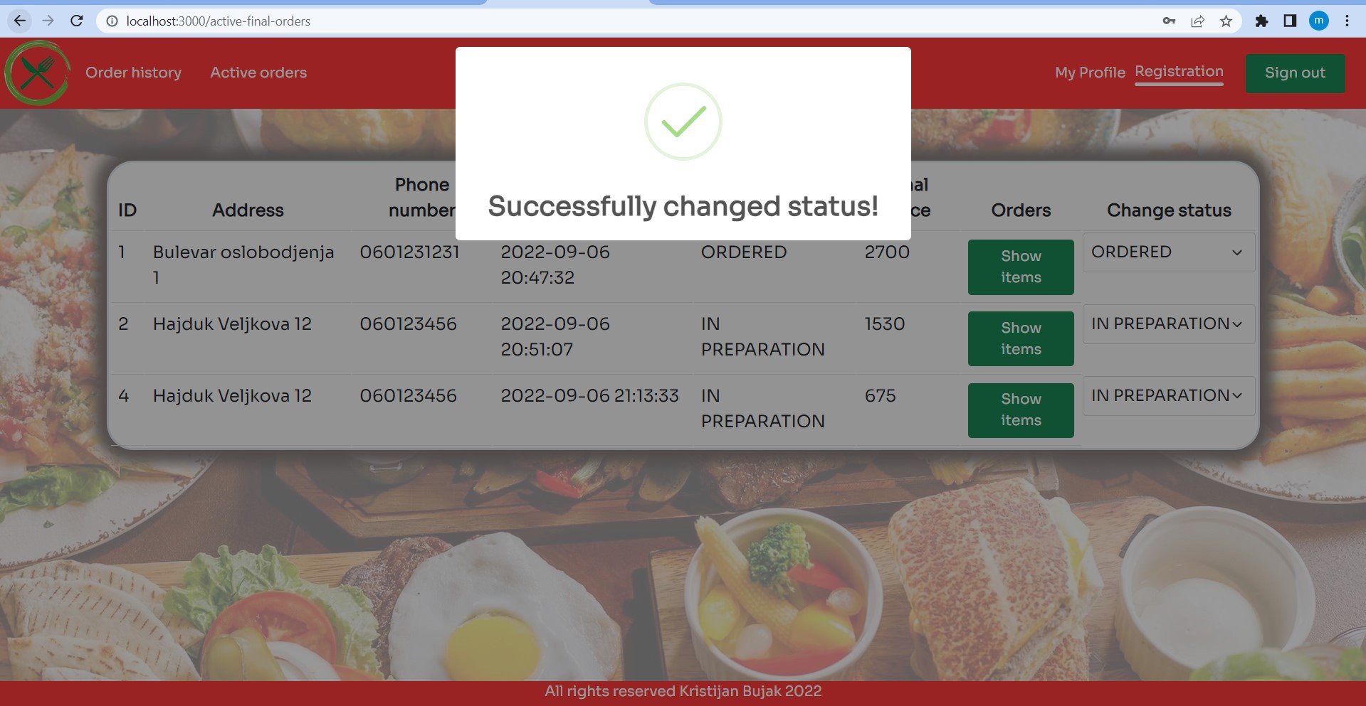 GitHub - bujakkristijan/food-ordering-app: This is my Bachelor project ...