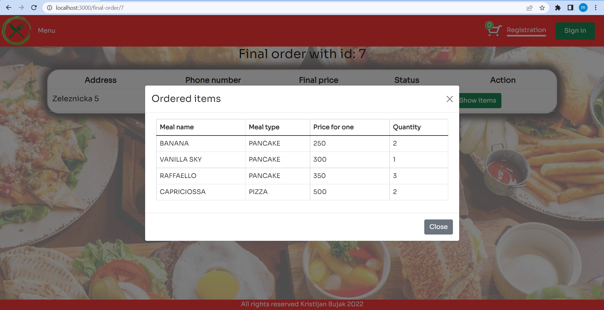 GitHub - bujakkristijan/food-ordering-app: This is my Bachelor project ...
