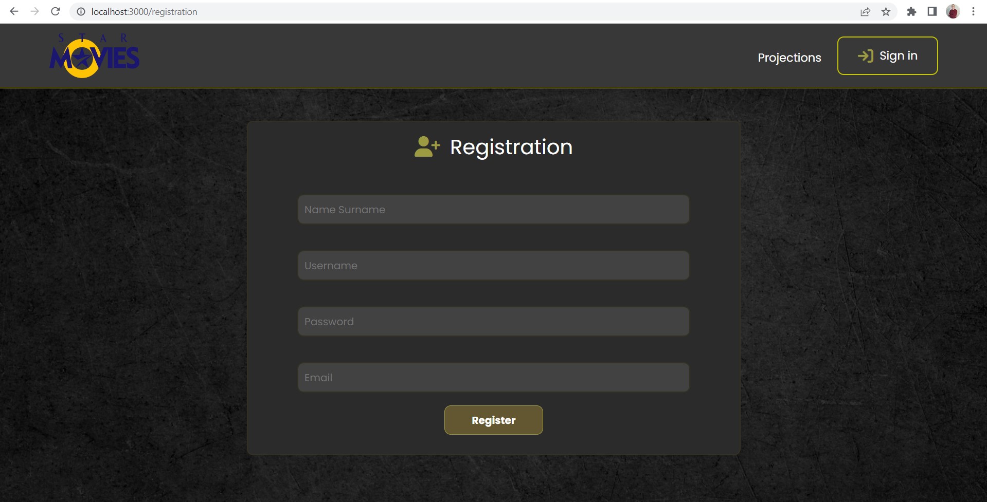GitHub - bujakkristijan/cinema-react-java-spring-boot: Responsive ...