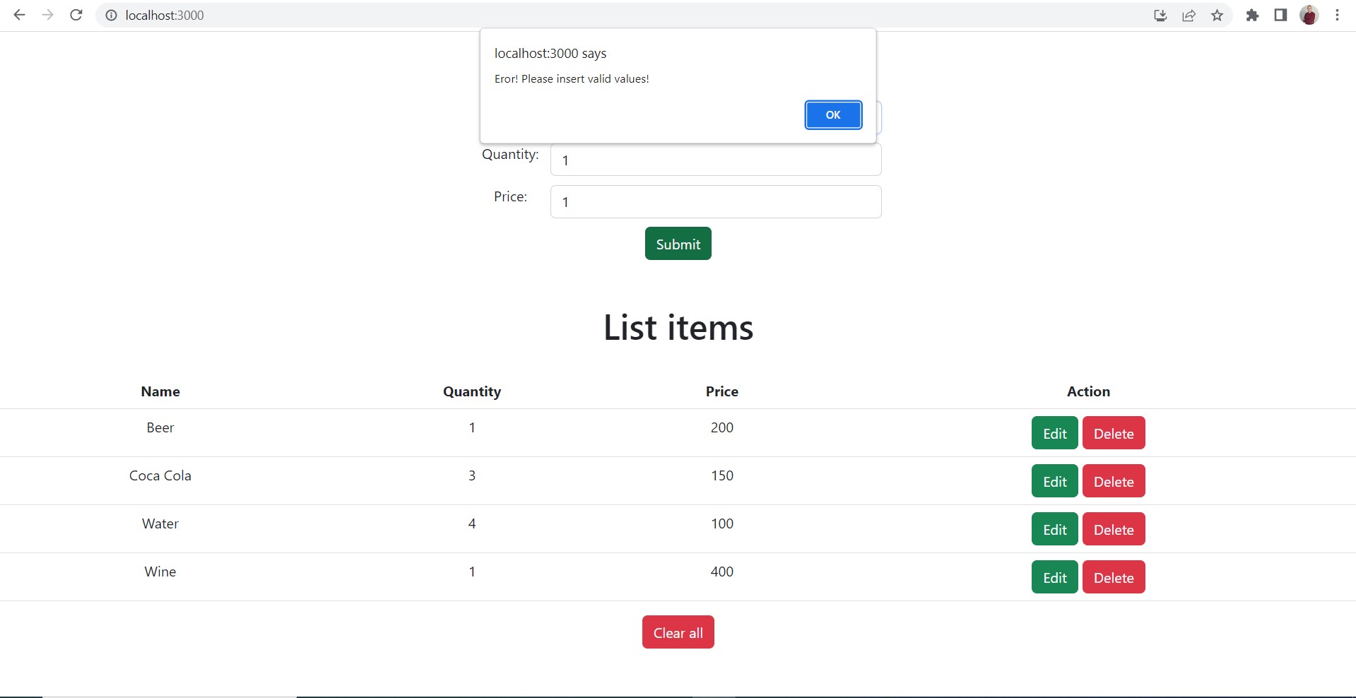 GitHub - bujakkristijan/codetribetest: Grocery list application that ...