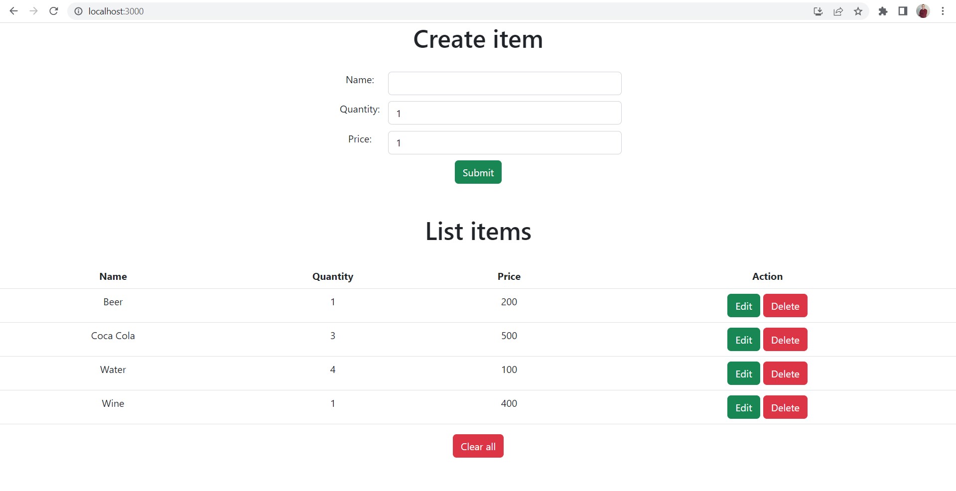 GitHub - bujakkristijan/codetribetest: Grocery list application that ...