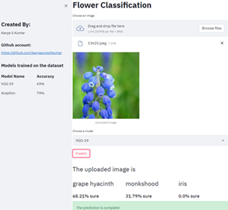 GitHub - kavyasureshkumar/FlowerClassification