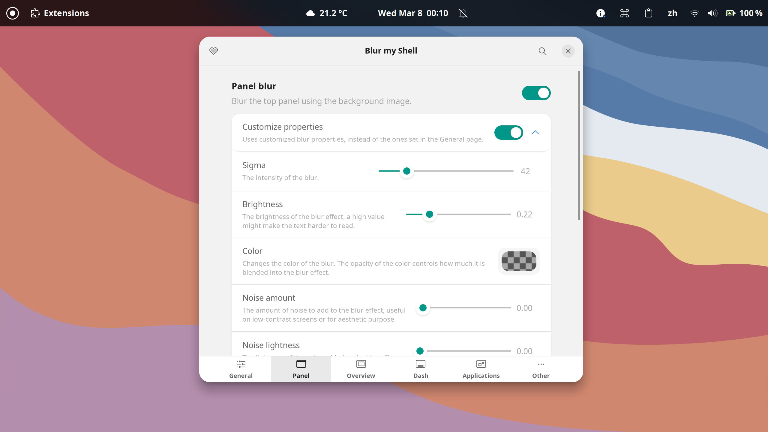 Shell color is grey, not dark · Issue #306 · vinceliuice/Orchis-theme ...