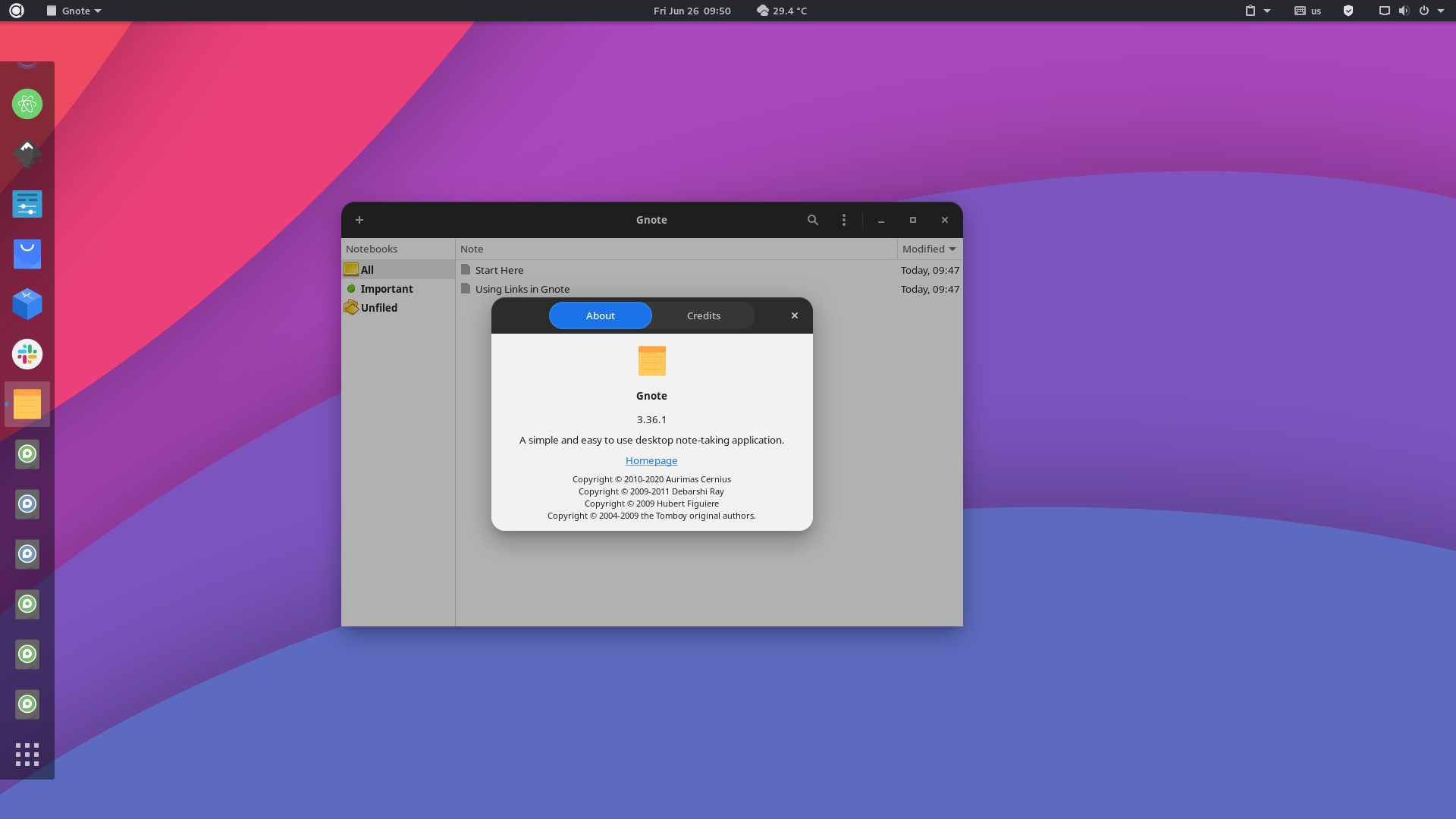 gnote is not visible on Pocillo / Ubuntu Budgie · Issue #95 ...