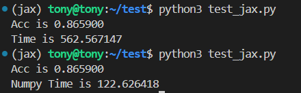 Jax is somehow much slower than numpy! · Issue #14620 · jax-ml/jax · GitHub