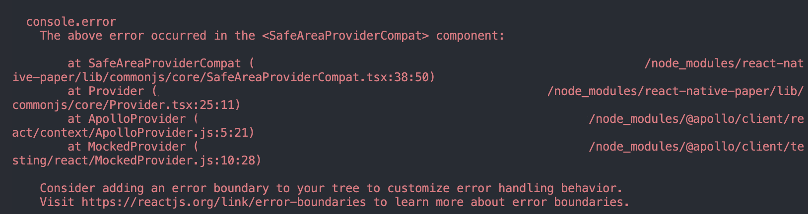 Jest Error · Issue #3520 · callstack/react-native-paper · GitHub