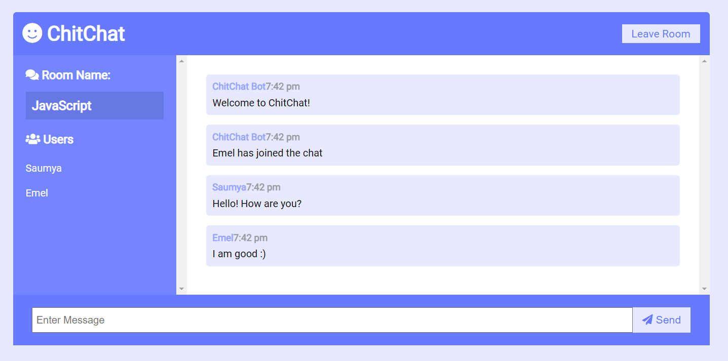 GitHub - smy14r/Chit-Chat-Application: A real time chat application with users & rooms made by ...
