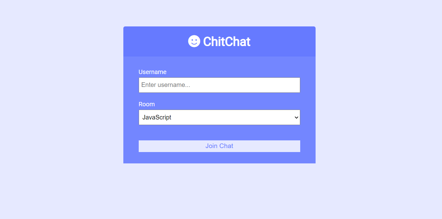 GitHub - smy14r/Chit-Chat-Application: A real time chat application with users & rooms made by ...