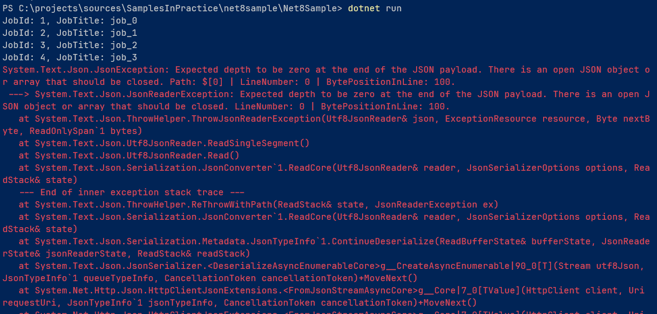 Asyncenumerable Response Not Working As Expected · Issue 50656 · Dotnet Aspnetcore · Github