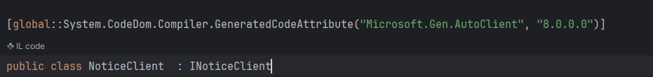Should the client generated by AutoClient to be `sealed` · Issue #4609 · dotnet/extensions · GitHub