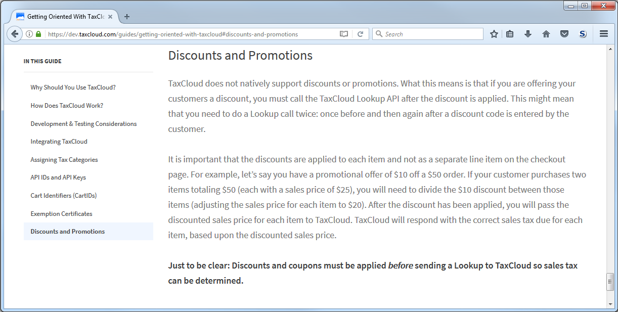 100e Taxcloud Module Prevents Validation Of Invoices With Negative 