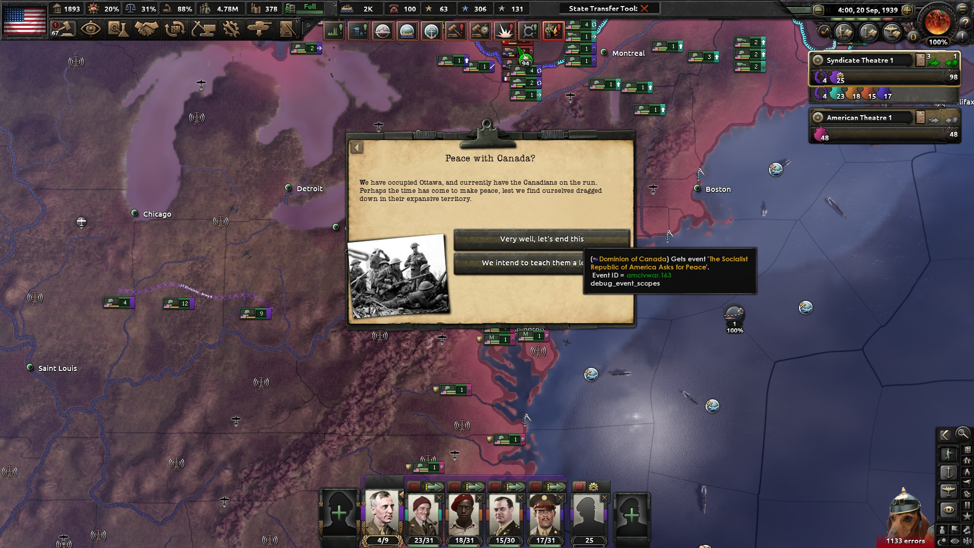 Canneecsa Peace Deal With Canada Ends In Game Over · Issue 12582 · Kaiserreichkaiserreich 