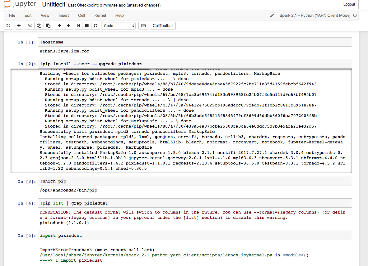 Cannot import a module that was pip installed from a cell · Issue #181 · jupyter-server ...