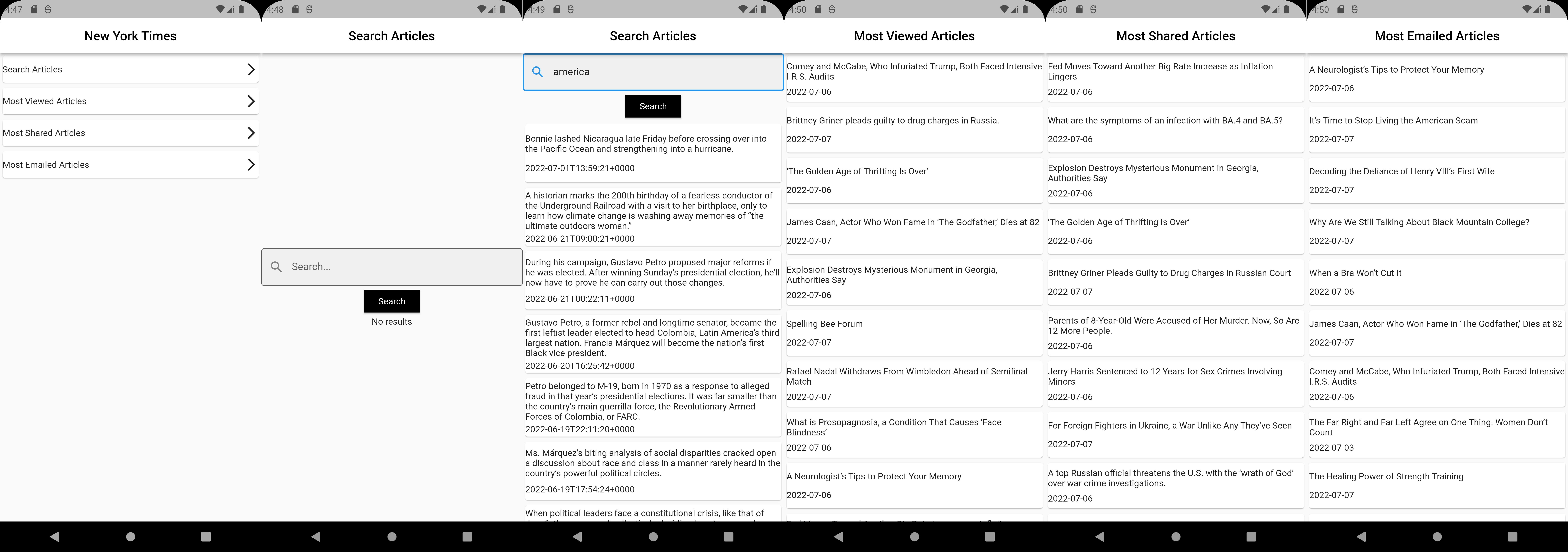 Android App For SICPA Assessment