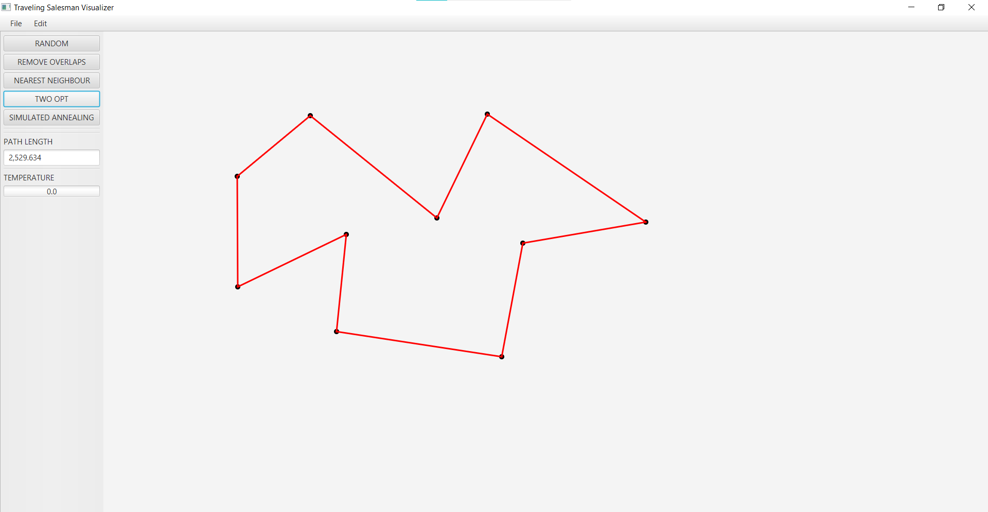 GitHub - abdullah1308/TSP-Visualizer: A visualizer for heuristics that ...