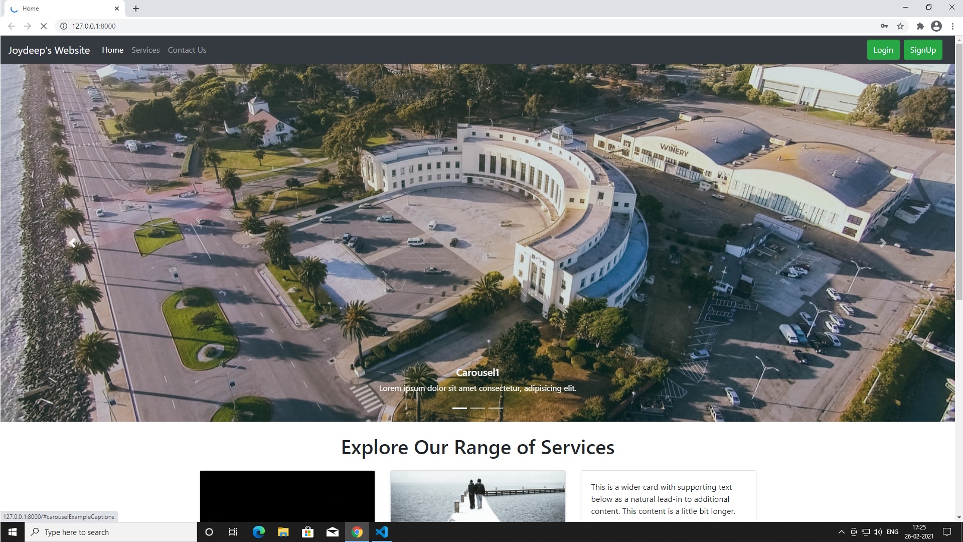 Github Joydeeptheprogrammer Dynamic Website Built Using Django