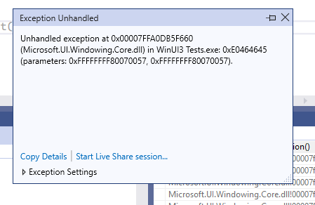 App Failfasts on close when AppWindow.TitleBar.Extends... is set to true · Issue #1804 ...