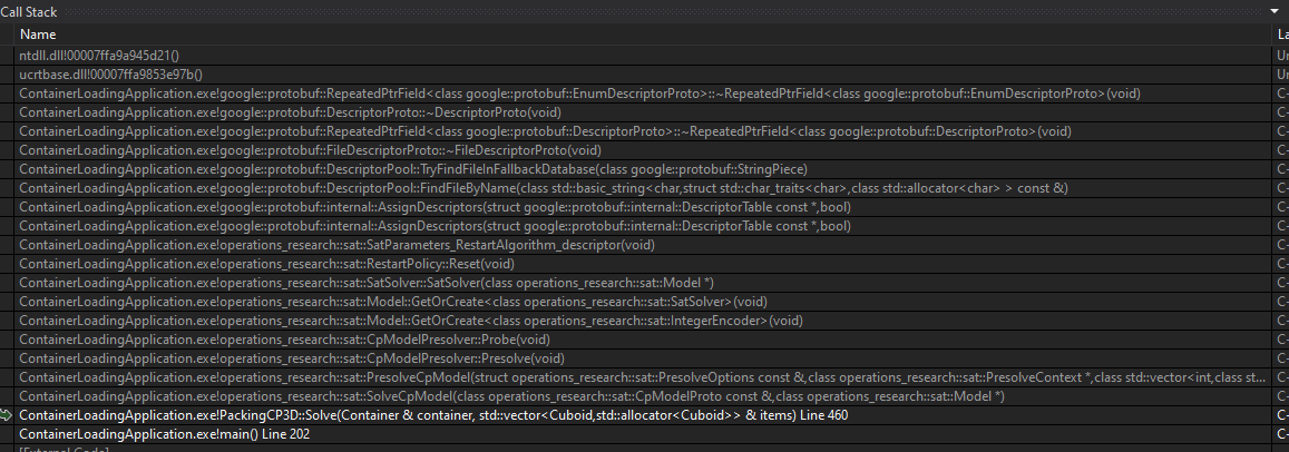 Inconsistent behavior with user-defined domains, presolve, memory allocation · Issue #2322 ...
