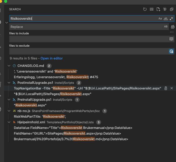 Vise oversikt over muligheter på porteføljenivå som er registrert i ...
