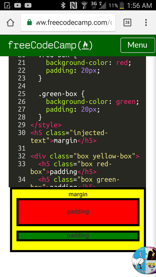 Adjusting the Padding of an Element-not mobile friendly · Issue #15410 · freeCodeCamp ...